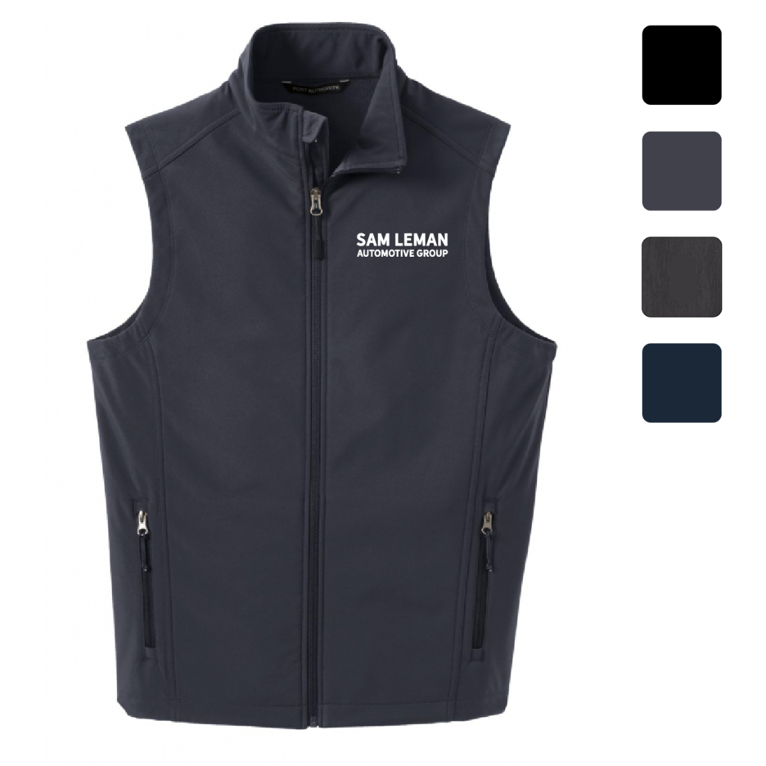 Men's Port Authority Soft Shell Vest | Sam Leman Automotive Group Merch